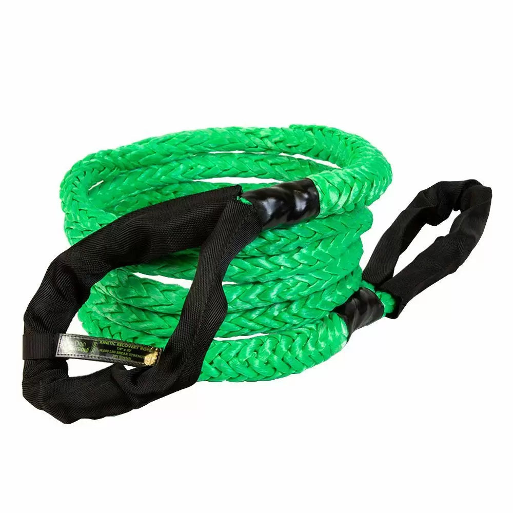 7/8 inch x 20 foot Green Recovery Rope by VooDoo Offroad 1300001A – Daystar